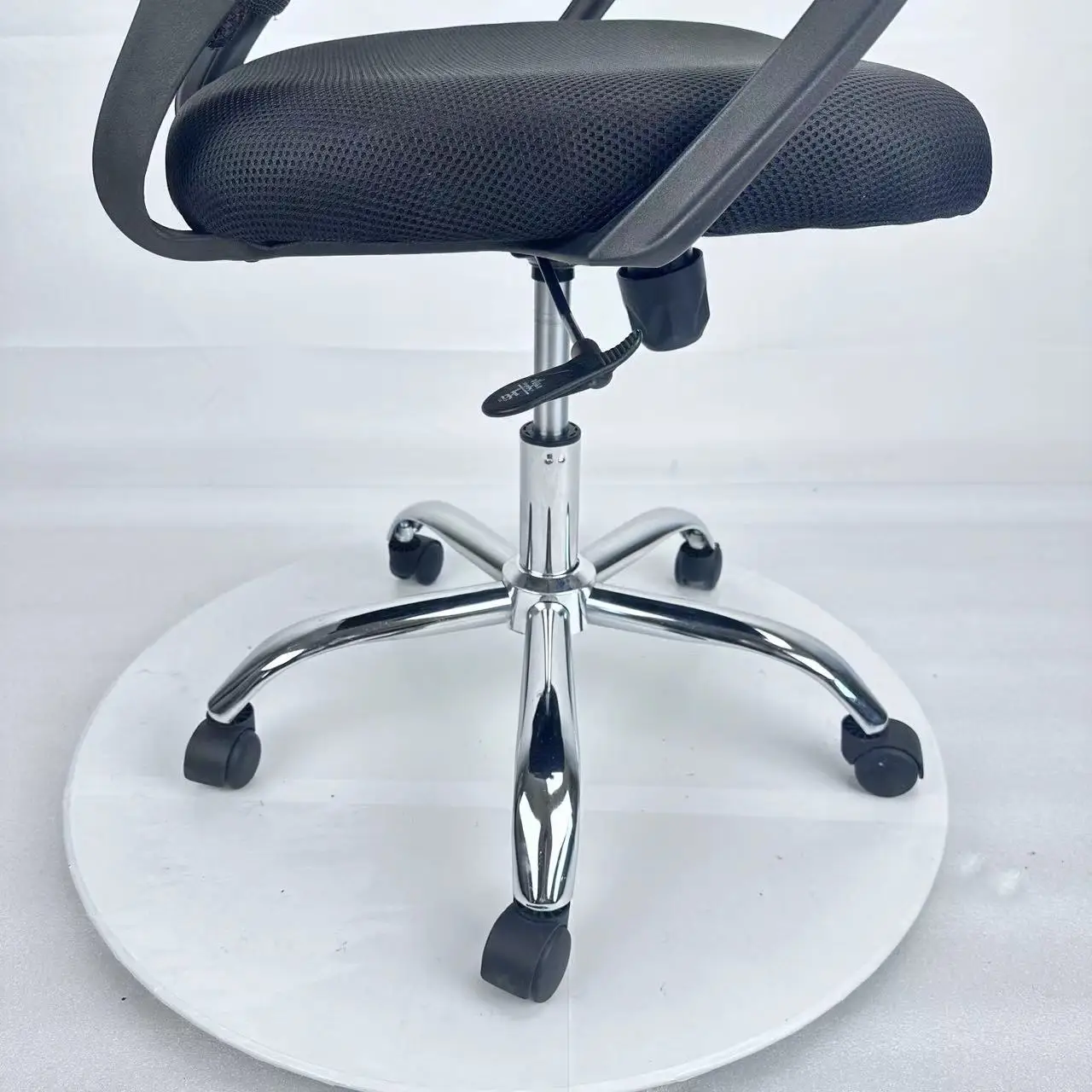 Ergonomics Plastic Pu Leather Mesh Fabric Gold Iron Metal Leg Boss Arm ...