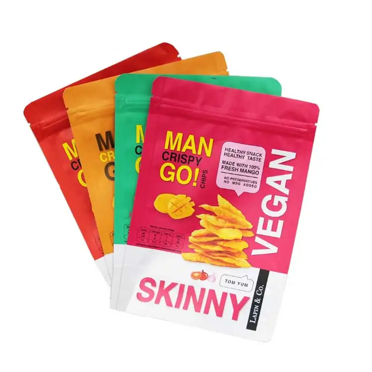 Custom Plantain Chips Packaging Bags | Moisture Proof & Zipper Top Food ...