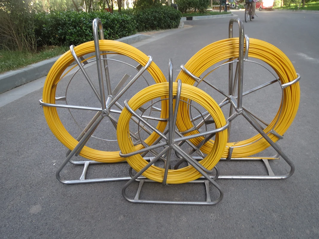 6mm Telecom Cable Conduit Cable Pusher Pulling Machine Frp Fiberglass ...