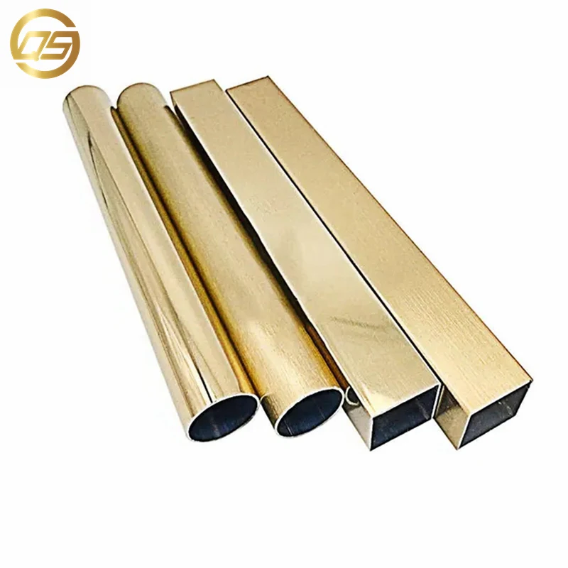 stainless steel square tube pipes 301 304 316 316l 150mm Tubes gold ...