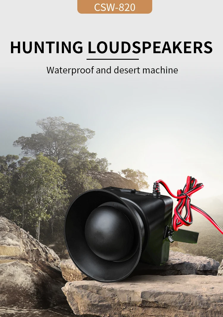 Factory Direct Sale Bird Caller One Remote Control Three Speaker 80w ...