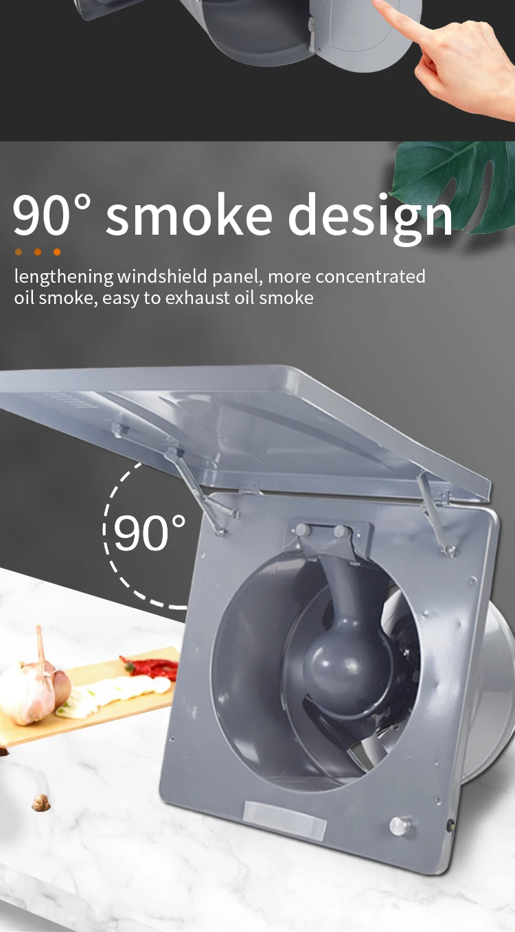 100W Kitchen Exhaust Fan - Durable, Low Noise Ventilation