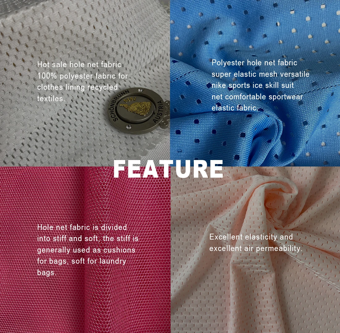 3D Sandwich Polyester Mesh Fabric for Bag & Chair Lining