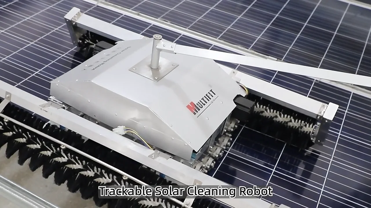 Multifit Mr-t1 Compact Fully Automatic Machine Solar Panel Cleaning ...