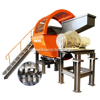 Industrial Used Tyre Shredder Mobile Portable Whole Waste Truck Tire ...