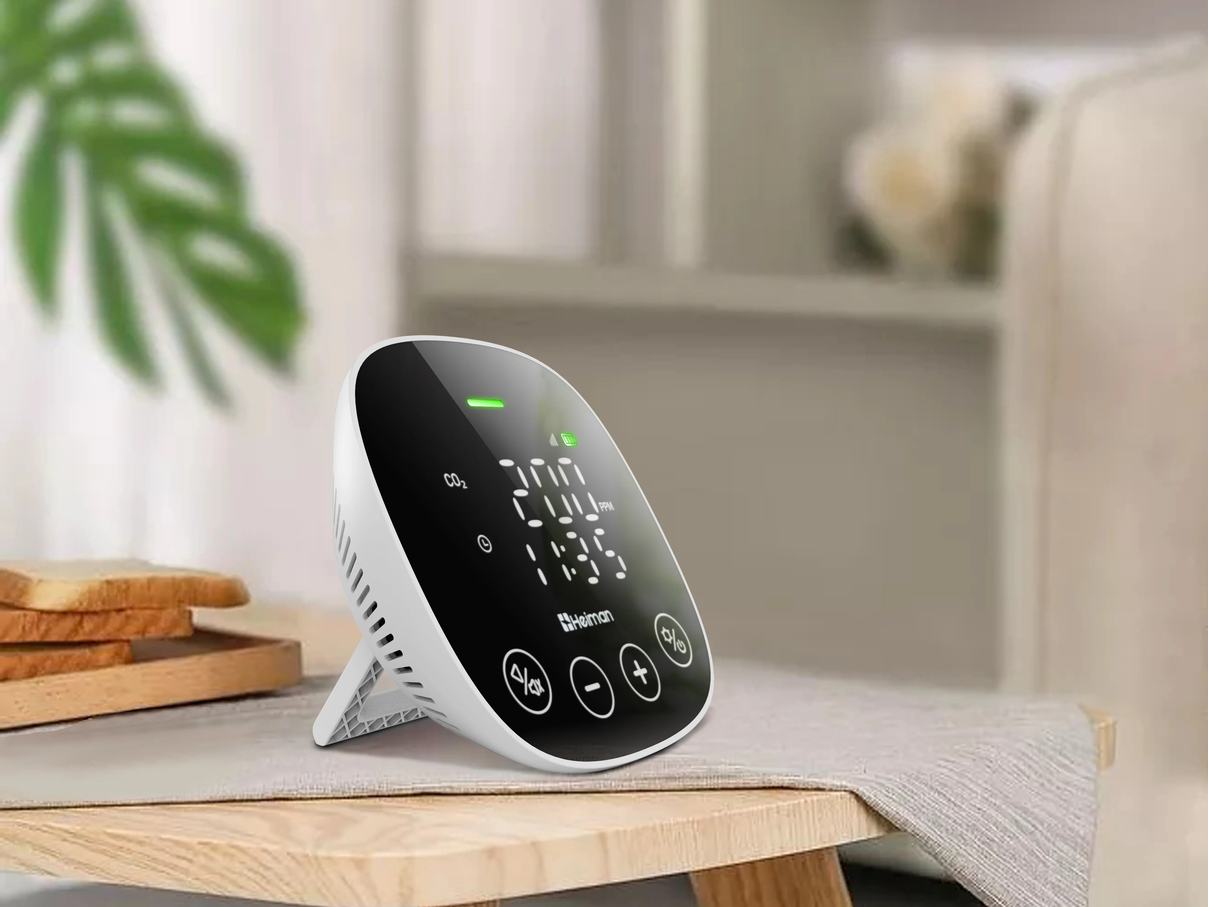 Heiman Smart Home Security Carbon Dioxide Detector Co2 Detector Alarm ...