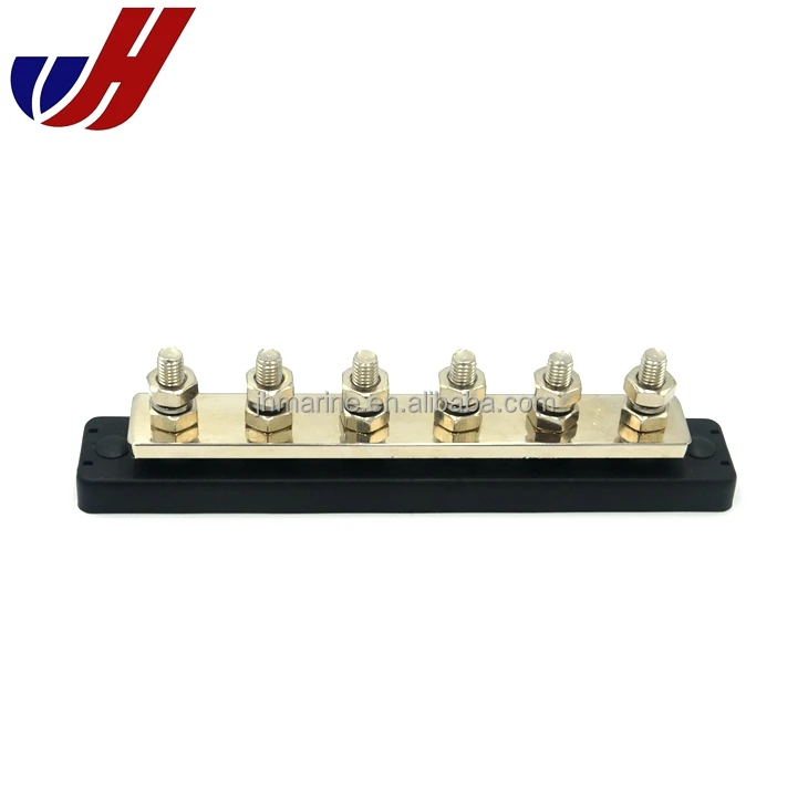 New 6 Way 300a M8 Terminal Studs Heavy-duty Bus Bar Box For Power Distribution - Buy Bus Bur Box ...