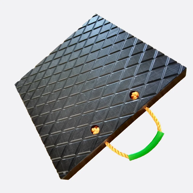 Customized Stable UHMWPE Plastic Anti-slip Interlocking Cribbing Blocks ...