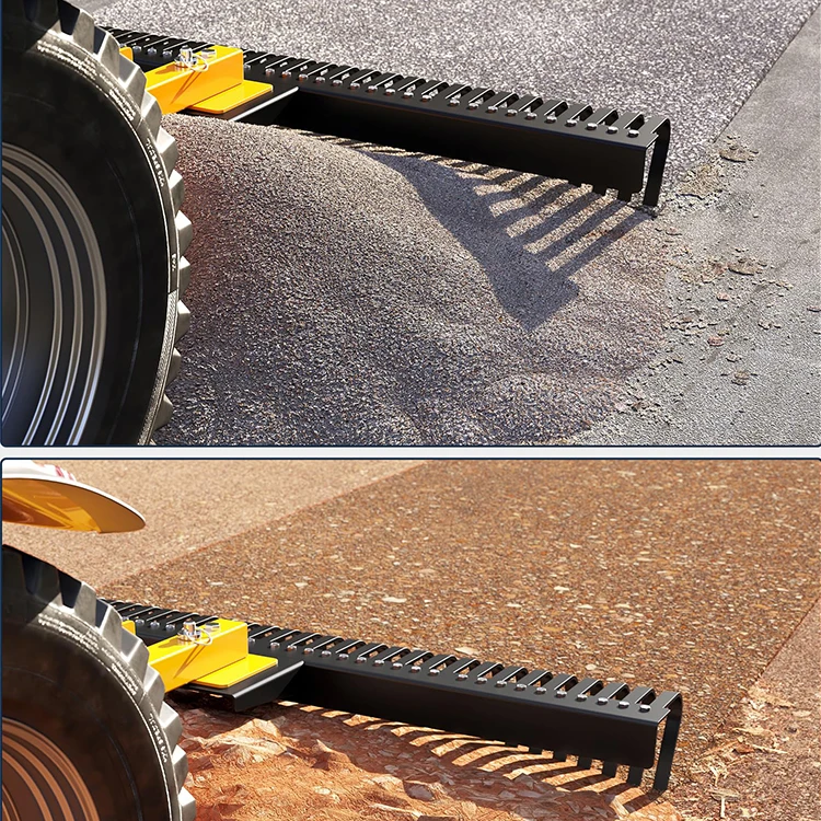 Jh-mech Tractor with Hard Body 3 Point Rake - 32 Tines