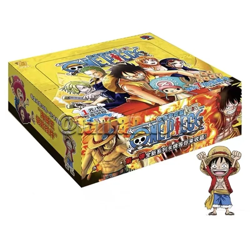 Anime Luffy Zoro Nami Chopper Franky Booster Box Tcg Trading Playing ...