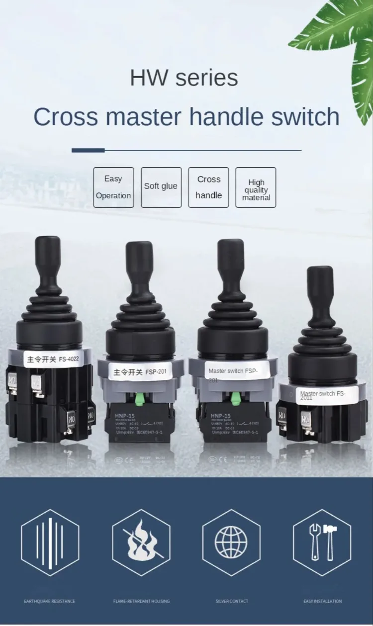 22/30mm 4direction Spring Return Toggle Switch Master Joystick Rocker ...