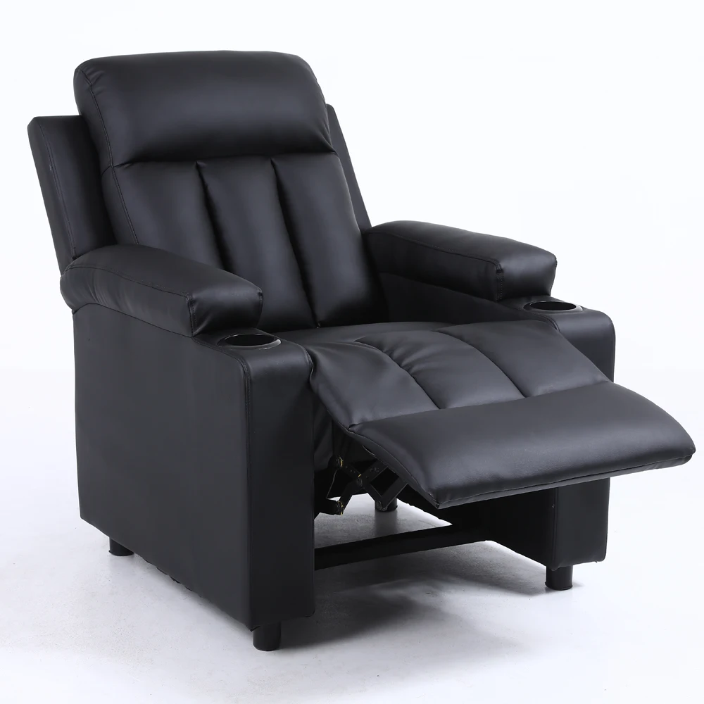 PU Leather Push Back Recliner Chair with Cup Holder| Alibaba.com