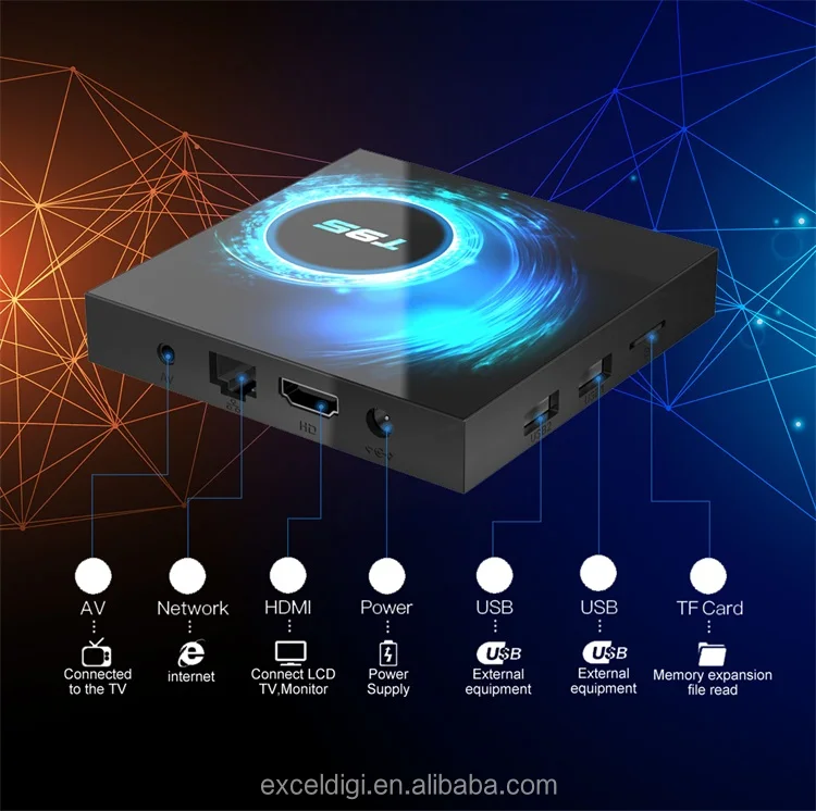 Excel Digital Ultra Hd T95 4gb Ram 32gb Allwinner H616 Set-top Box ...