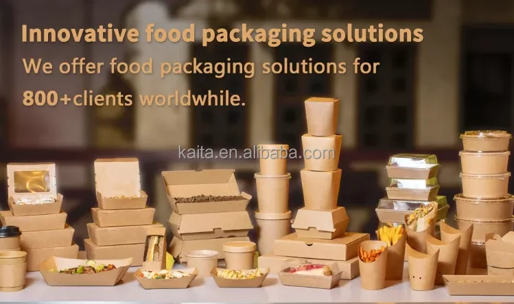 Wholesale Takeout Food Packaging Recycle Paper Breakfast Takeaway Food ...