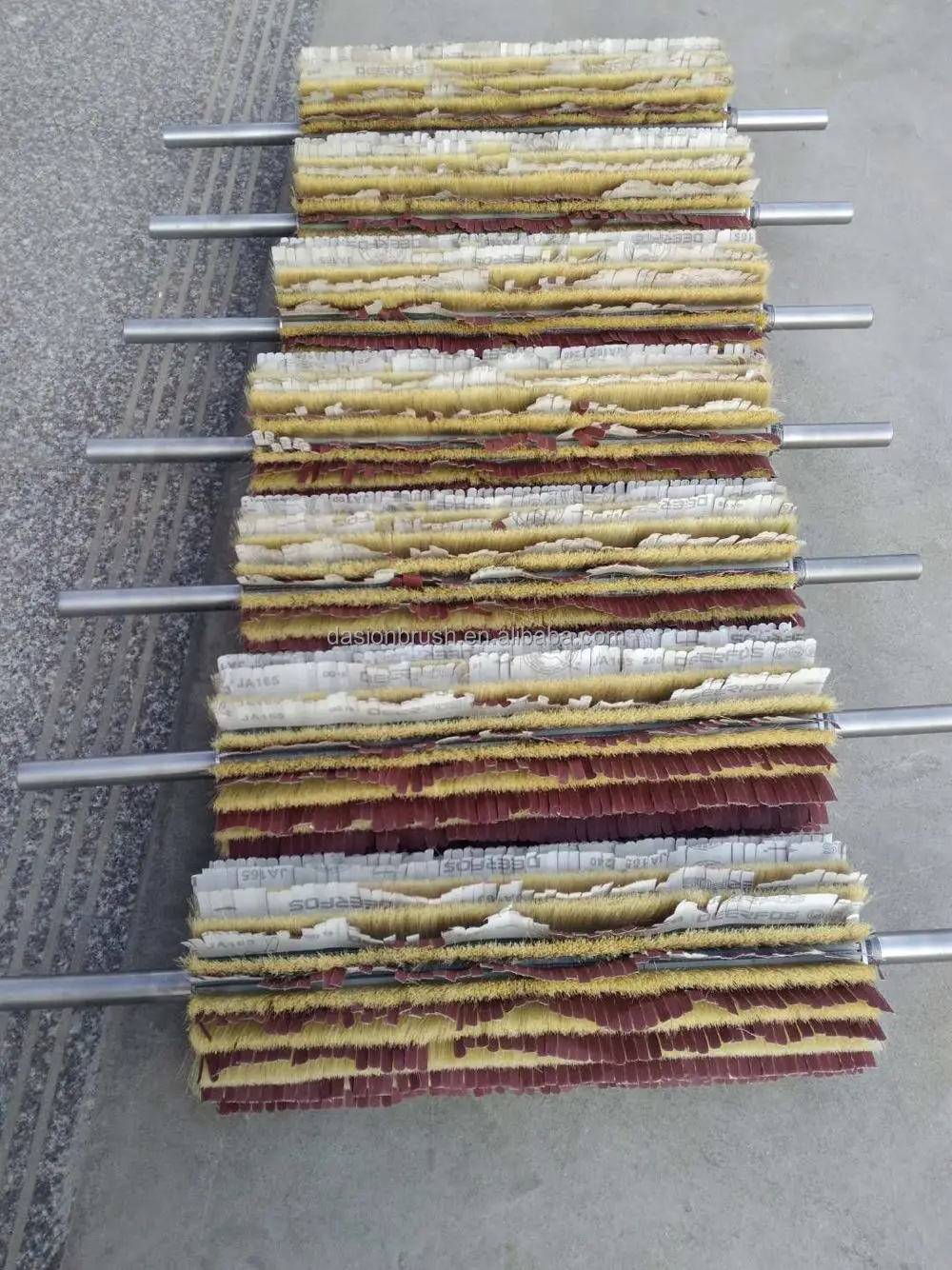 Sisal And Sander Paper Roller Brush For Wood Polishing Machine - Buy ...
