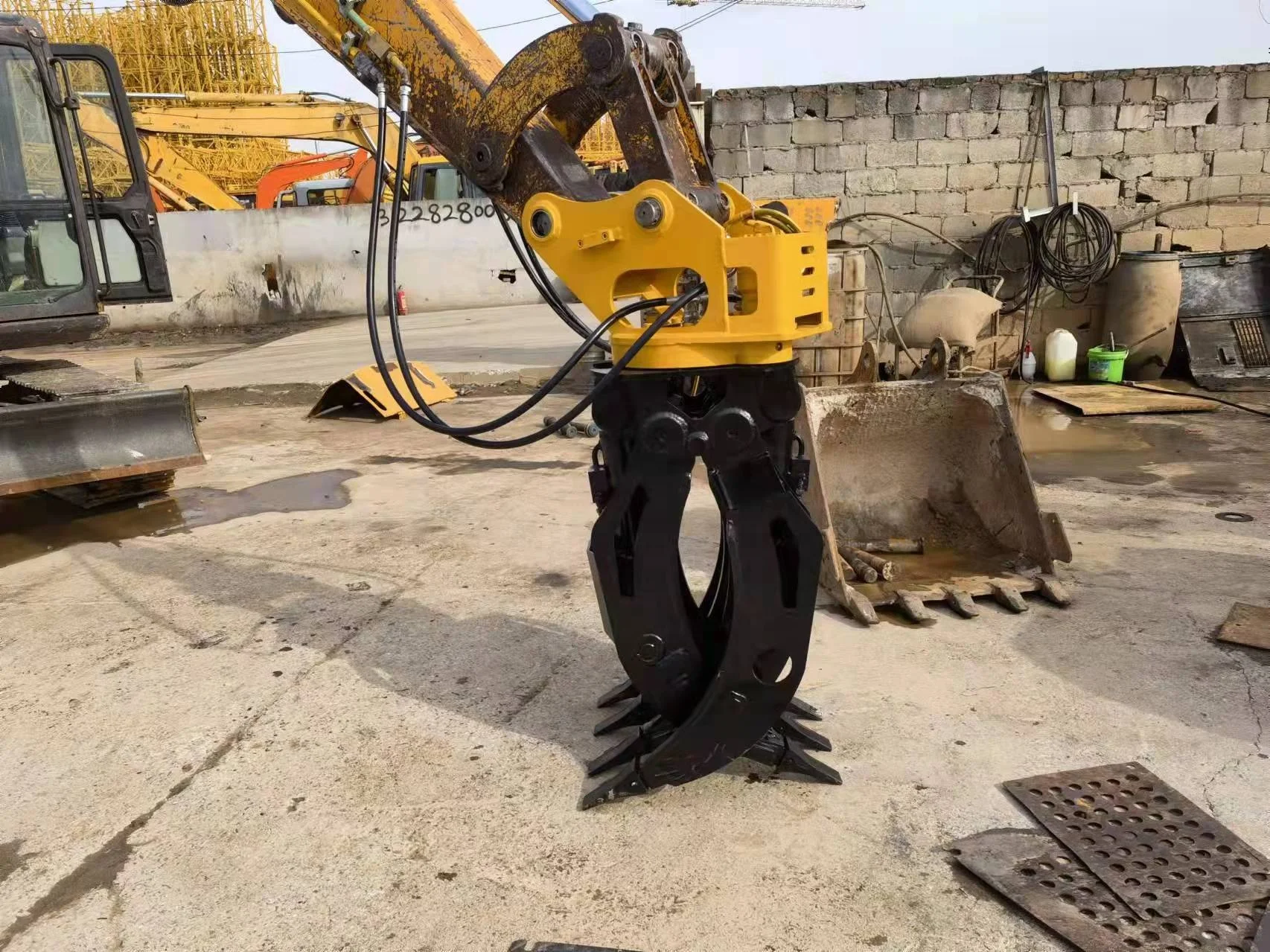 Weixiang Excavator Wood Log Grapple 360 Degree Rotation Durable Stone ...