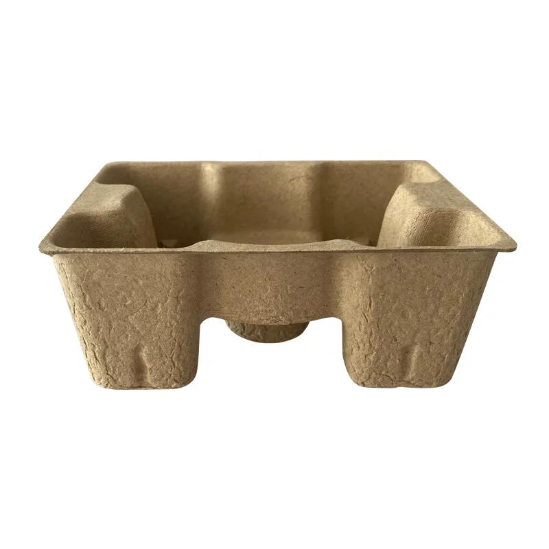 New Sustainable Custom Molded Pulp Packaging Paper Tray For Electronic ...