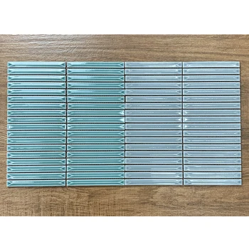 295x313mm Linear Long Strip Kitkat Bathroom Kitchen Backsplash Wall ...