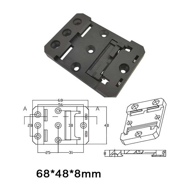 Spring Loaded DIN Rail Mount - Reliable and Versatile
