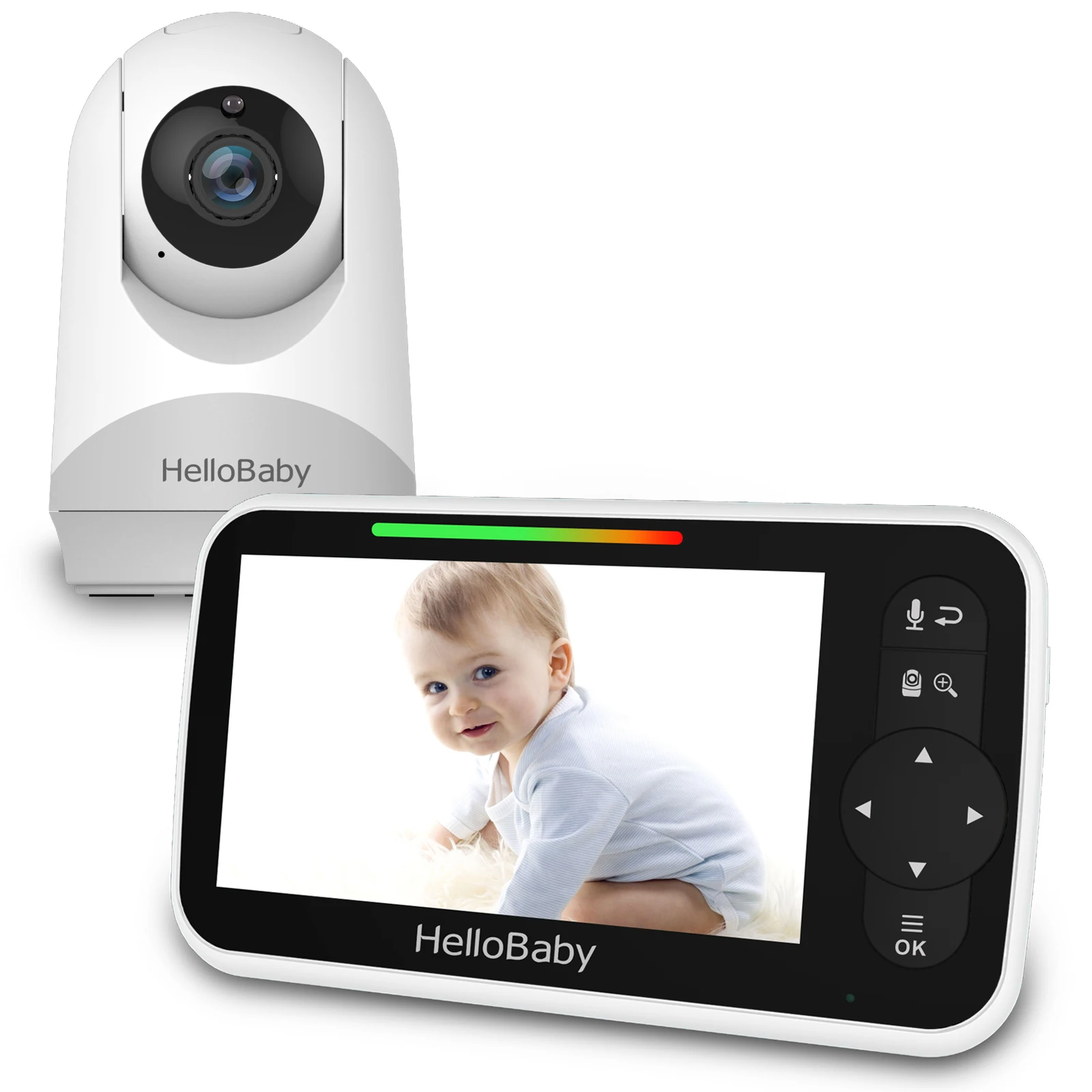 Hellobaby HB 6251 - 5.0 Inch Baby Monitor Camera with Night Vision