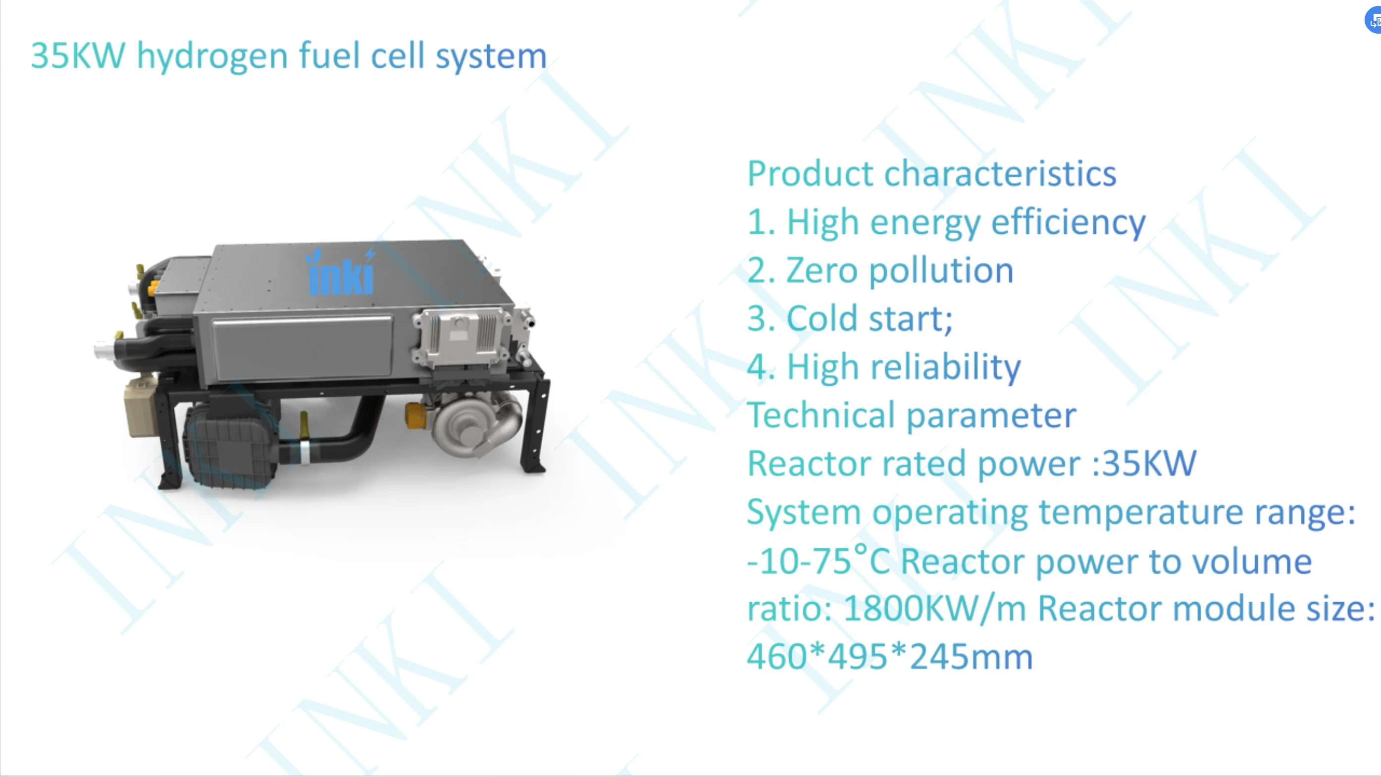 Hydrogen Fuel Cell 60KW Power Generator for Trucks - OEM | Wholesale