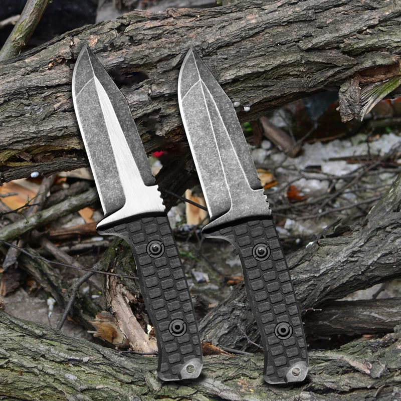 OEM 5cr15 Steel G10 Handle Fixed Blade Knife for Hunting