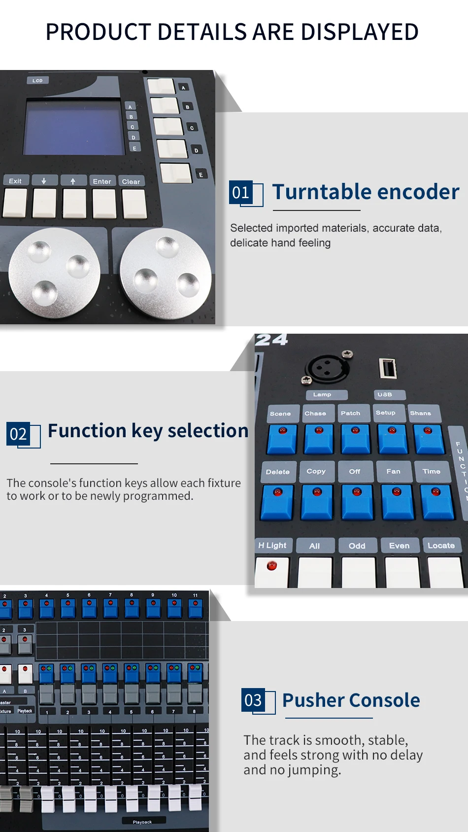 Lighting Accessories DJ Controller 1024 DMX Computer Light Control With ...