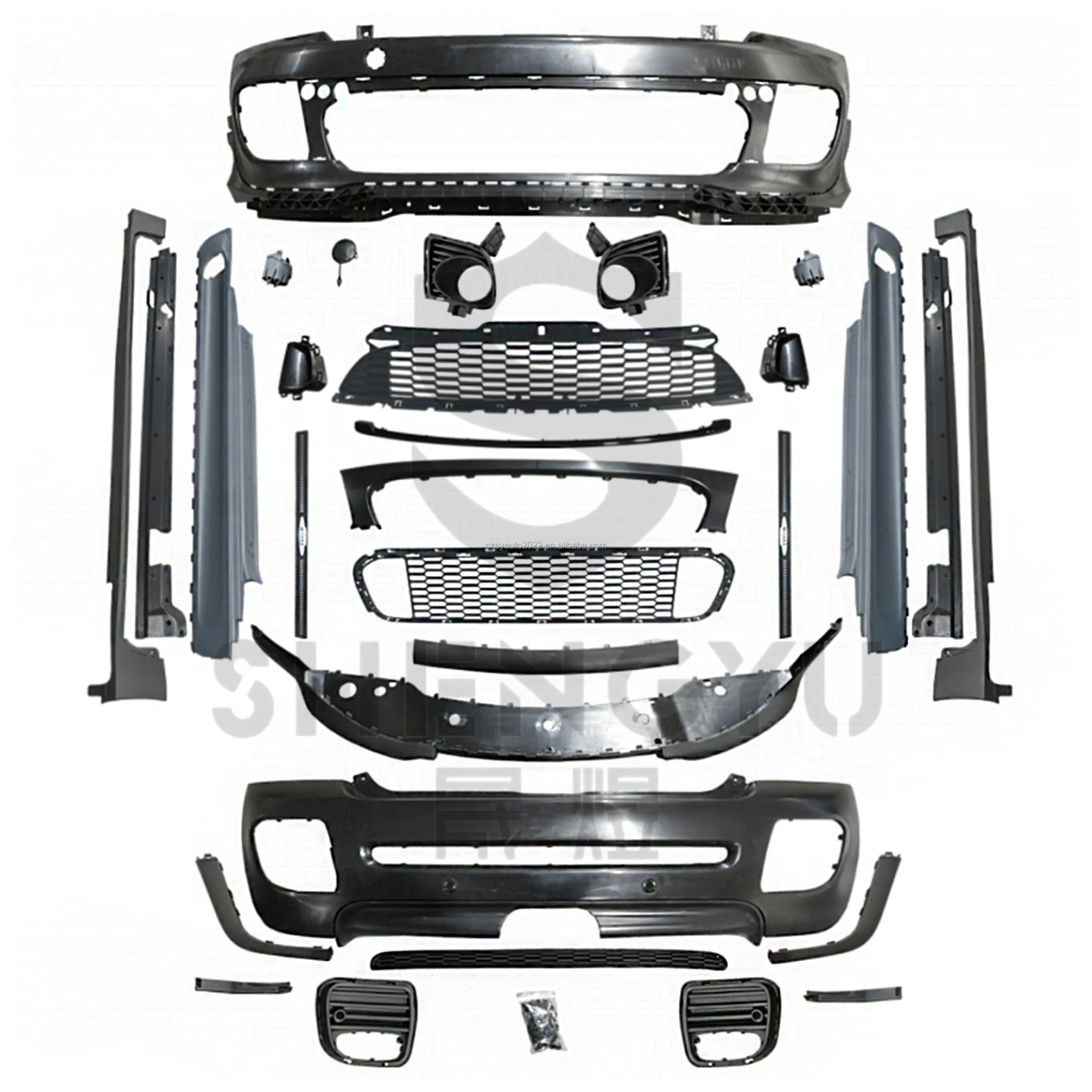 Body Kit Include Front Bumper Assembly Rear Lip Exhaust Pipe And Side ...