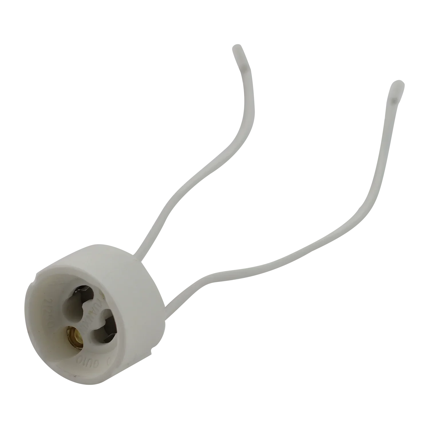 Mr16 Gu10 Lamp Holder Bulb Base With Wire Ceramic Halogen Socket ...