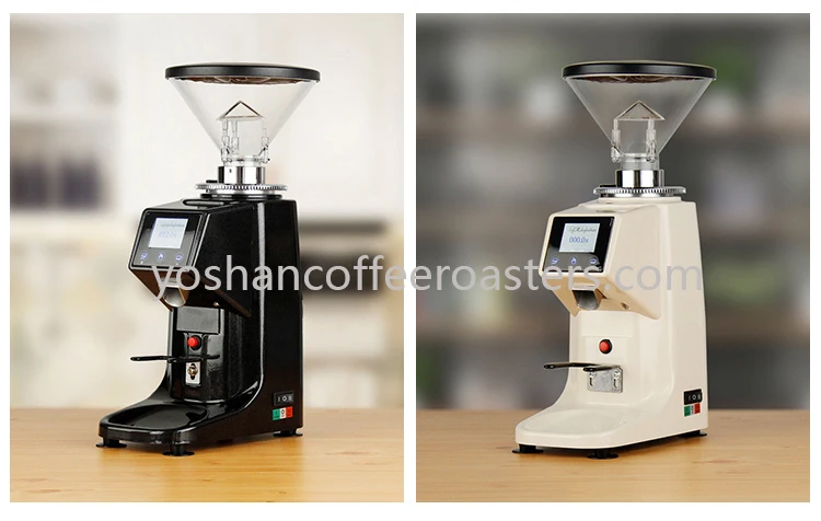 Professional Touch-screen Grinding Disc Coffee Grinder Espresso Bean ...