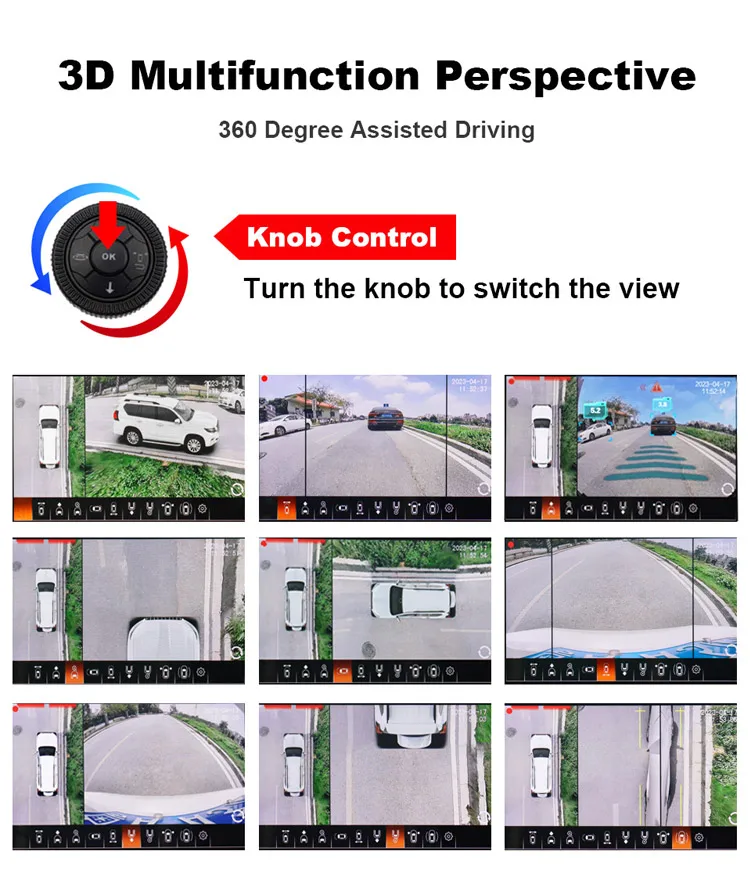 Smartour 360 Car Camera System for Toyota Prado 2018-2021