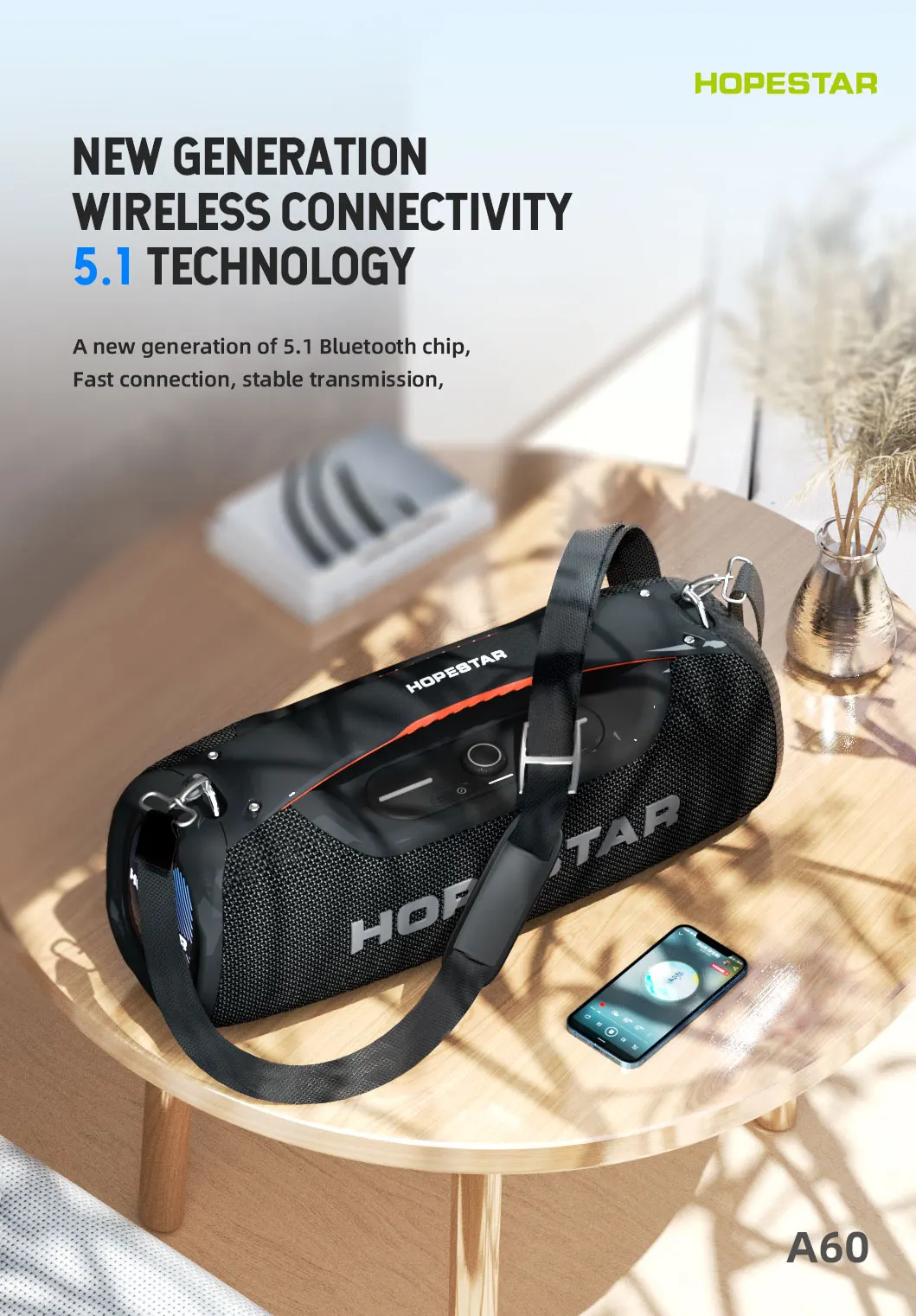 Hopes Tar Horn Outdoor 100W Subwoofer - Portable & High Quality