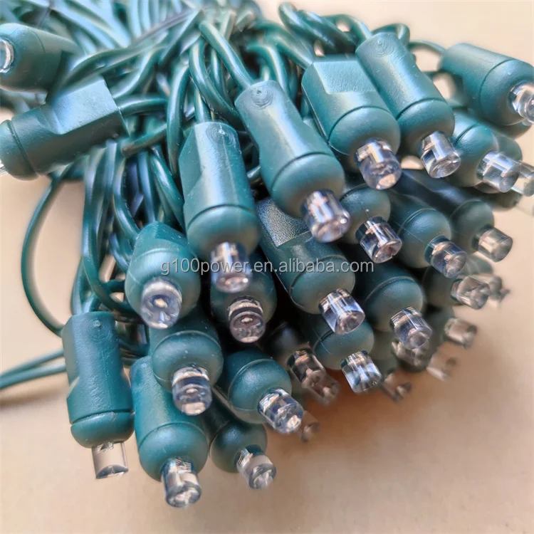 High Quality 25 Ft 50 Light Wide Angle Led 5mm Mini String Light Set ...