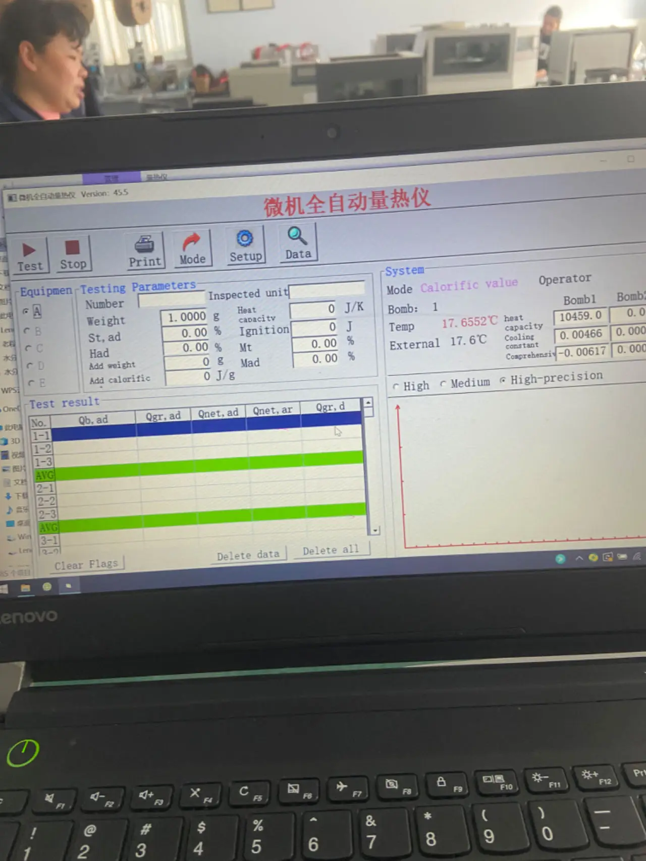 High Precision Coal Calorific Value Meter - 1 Year Warranty