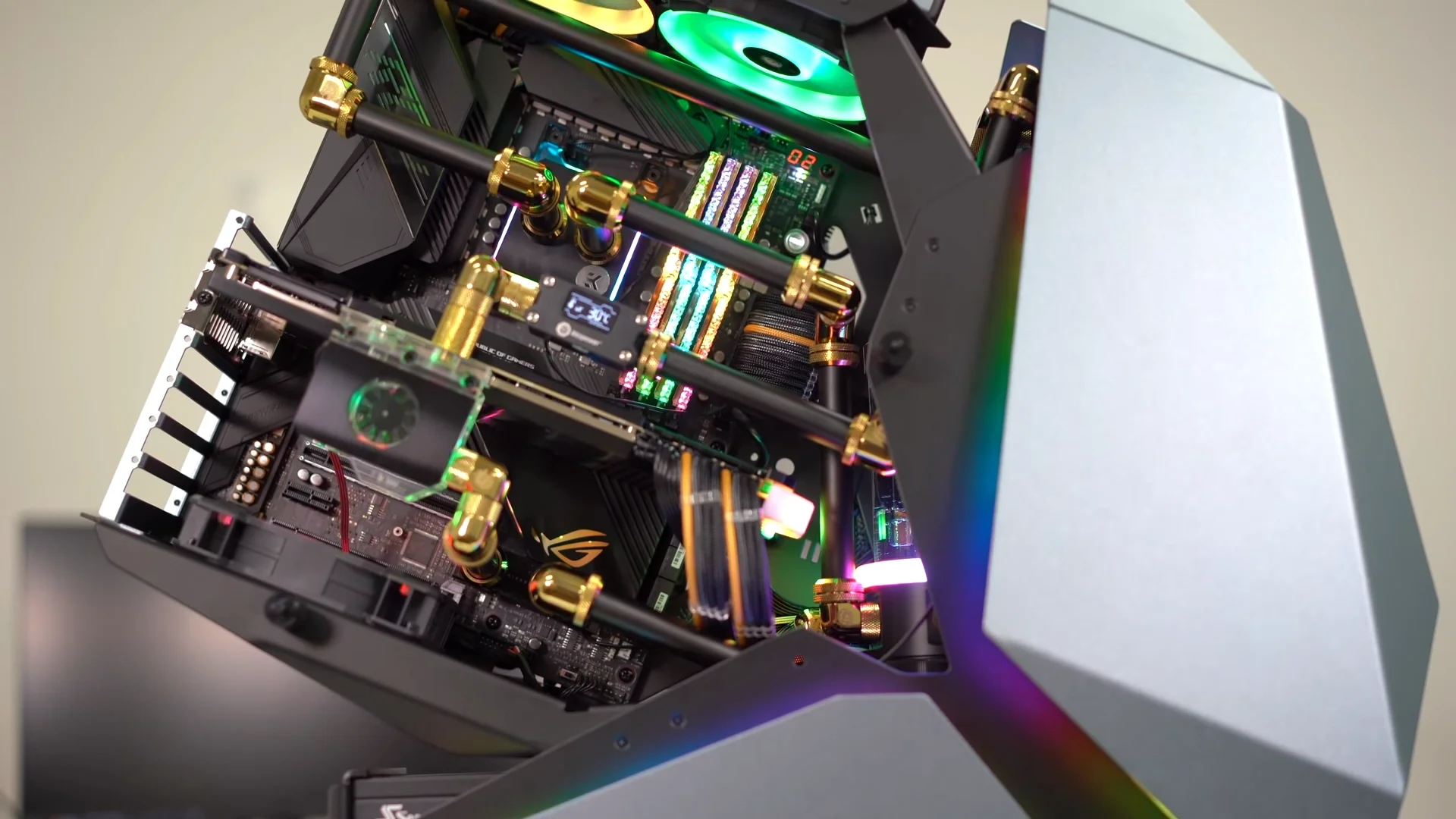 Hot Computer Case Mod-3 Mini White Rgb Micro Atx Itx Pc Gaming ...