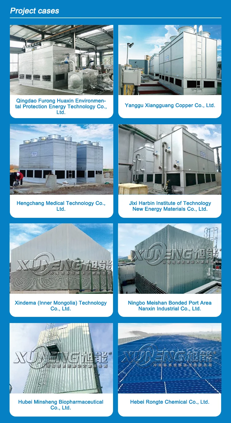 300T Closed Cold Water Tower Cross Flow Cooling Tower Extremely Fast ...