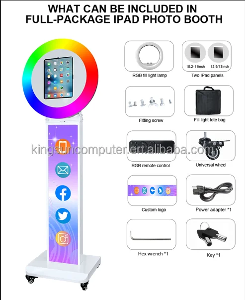 Ipad Photo Booth - Portable Selfie Video Booth Machine