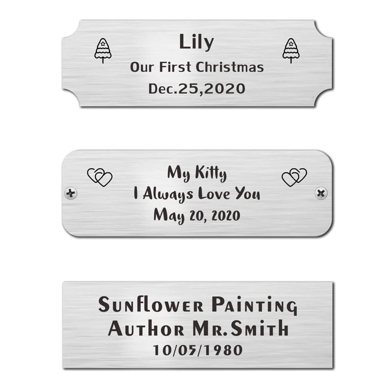 Hot Custom Nameplates Manufacturers Metal Door Nameplates Supply Cheap ...