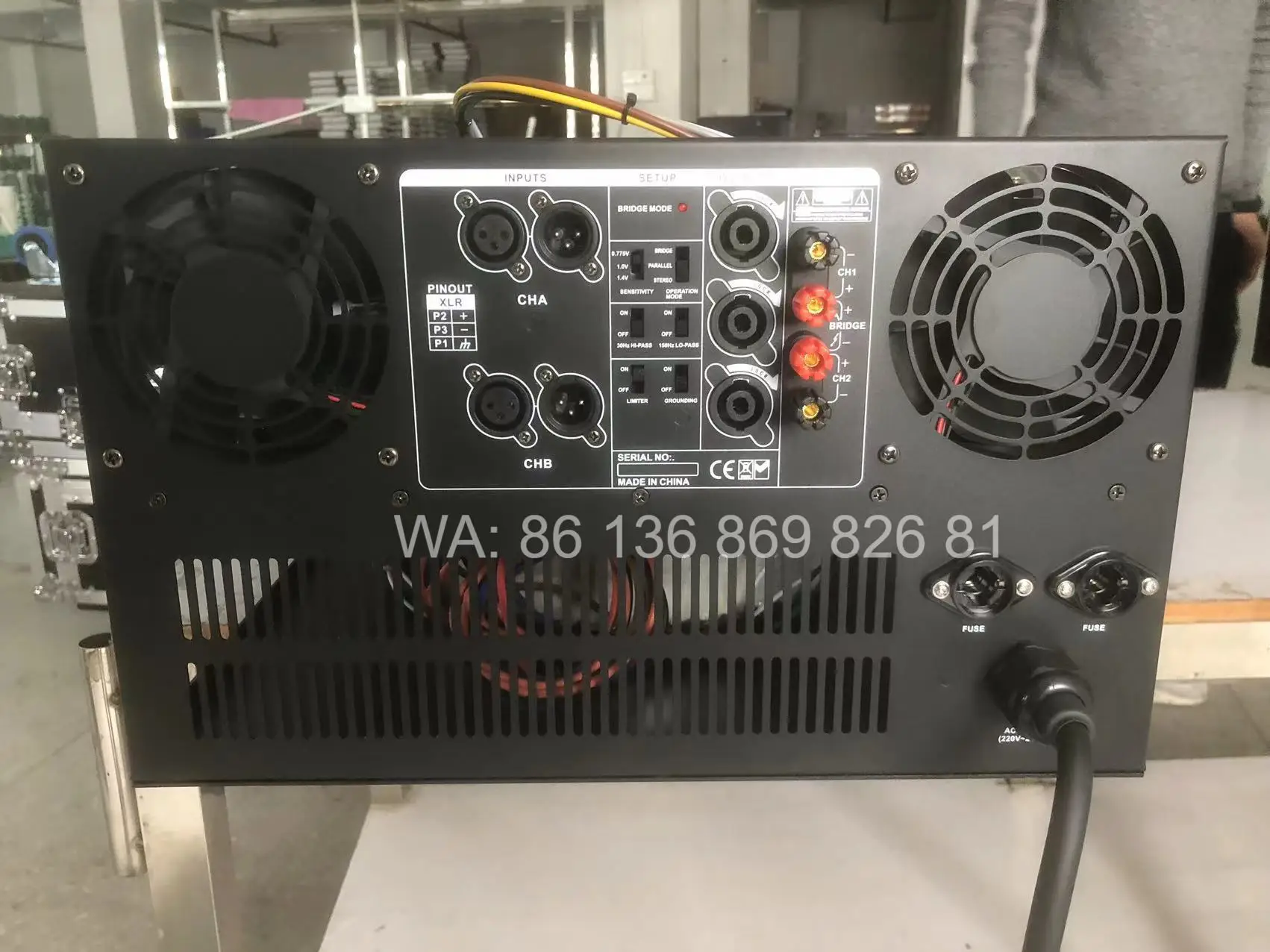 CA200 5000 Watts 2 Channel Class H/AB Power Amplifier for Professional ...