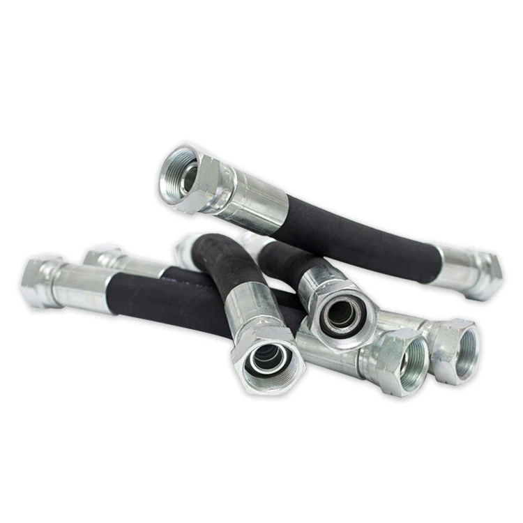 For Fuel Piston Hydraulic Sae100 R16 Stainless Steel Wire Braided Hose ...