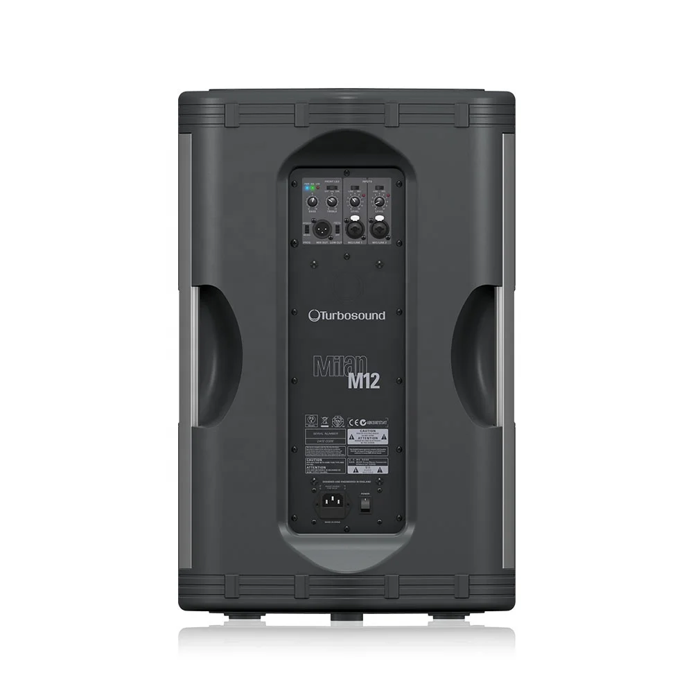 Turbosound Milan M12 Active Loudspeaker 1100 Watt Peak Powered Speakers Indoor Dj System Sound ...