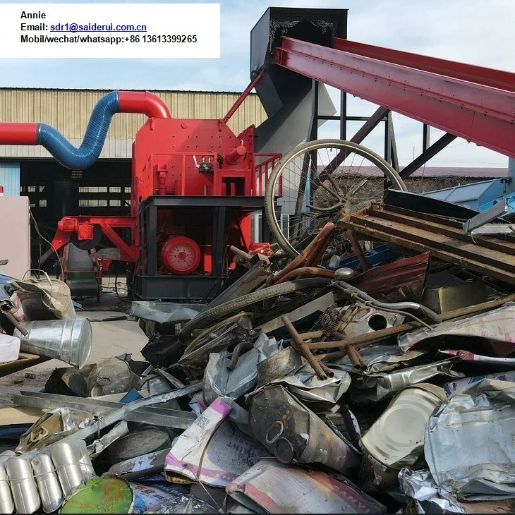 Solid Scrap Metal Recycling Line for Cast Aluminum and Steel With ...