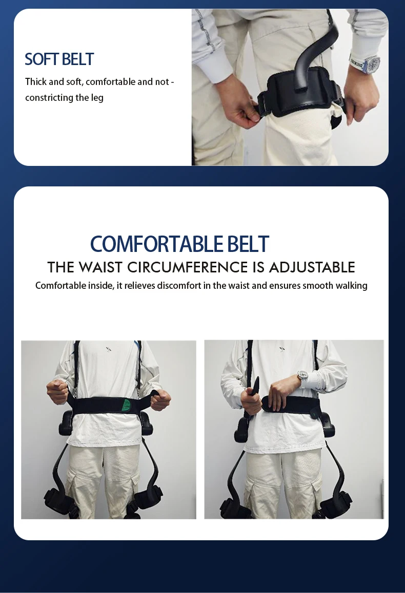 Motorized AI Control Hip Exoskeleton - 50% Energy Reduction