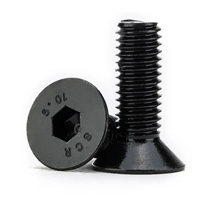 Din7991 Black Bolt Hexagon Countersunk Flat Head Allen Bolts - Buy ...