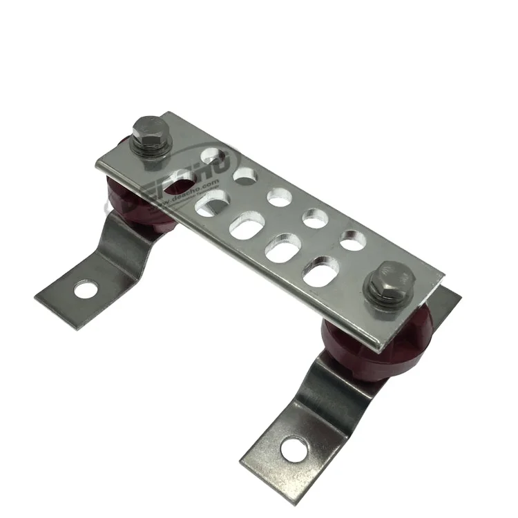 Grounding bus bar for cell tower telecommunications copper earthing bus ...