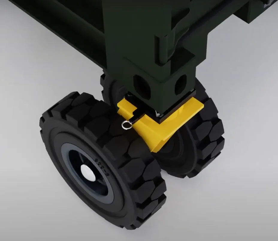 Heavy Duty Shipping Container Dolly Wheels by Wonray