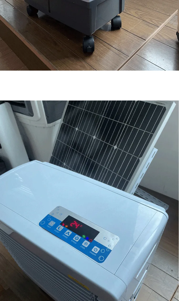 12/24V/220V AC/DC Solar Photovoltaic Panel Solar air Cooler 20L/40L ...