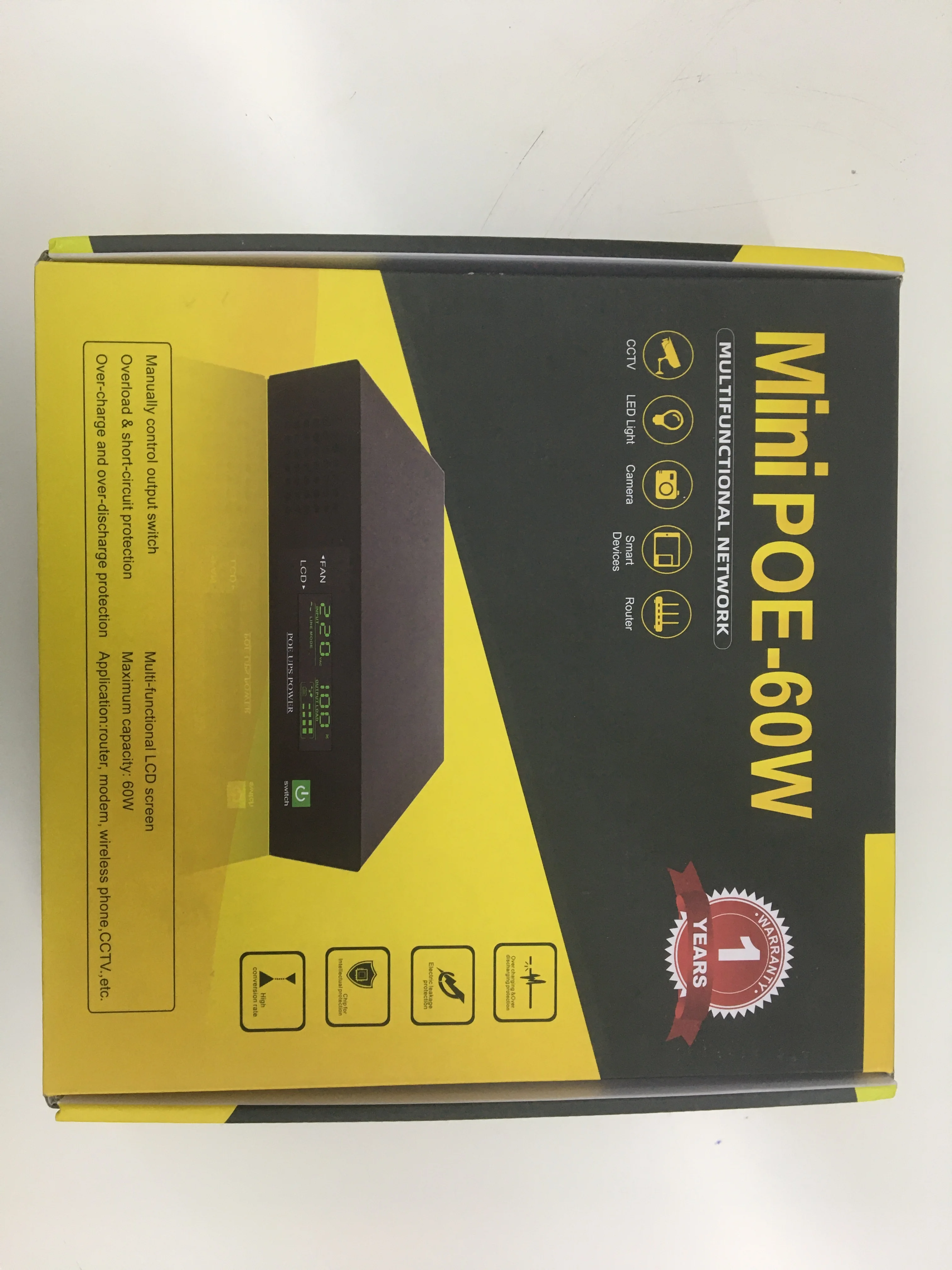Factoey Price Mini Poe Ups 60w 12v 3a 48v Ups With 2 Hours Backup - Buy ...