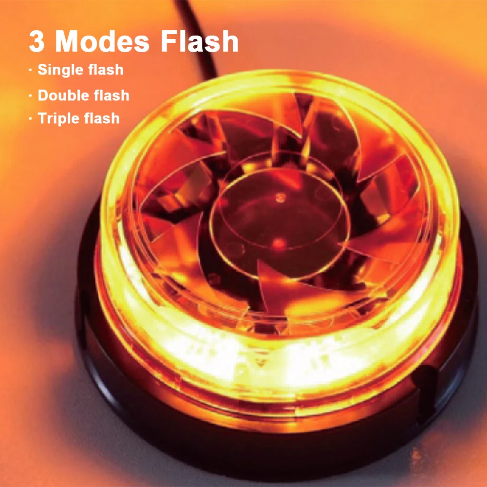 Amber Flashing Warning Strobe Safety Emergency Auto Stars Led Beacon ...