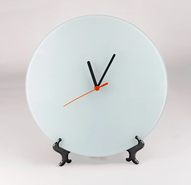 High Quality Blank Photo Frame Clock 12inch Round Shape Sublimation ...